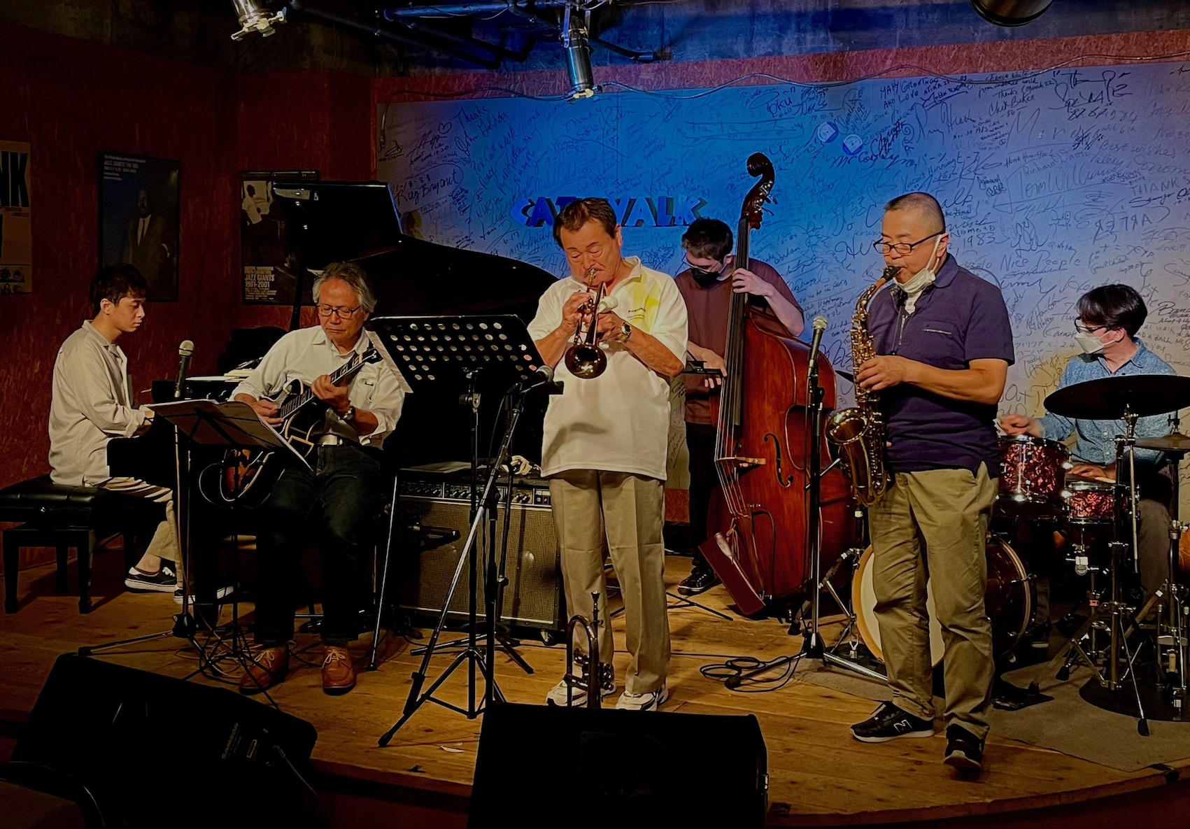 Jazz Live House THE CAT WALK - 佐々木秀人・塩川光二・佐渡涼 JAZZ SESSION!!